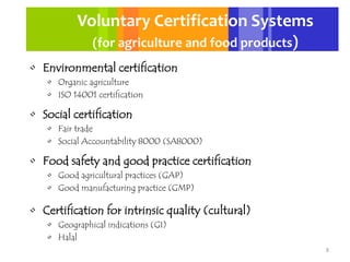 Food safety standards and certifications | PDF