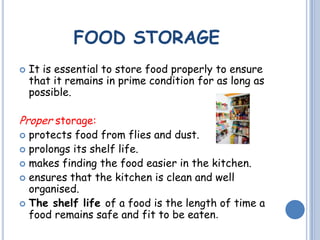 Food safety & storage | PPT