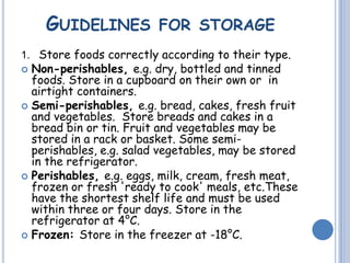 Food safety & storage | PPT