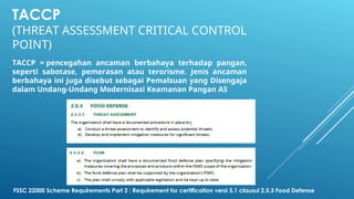 FOOD SAFETY TRAINING (Allergent, TACCP & VACCP) (2).ppt