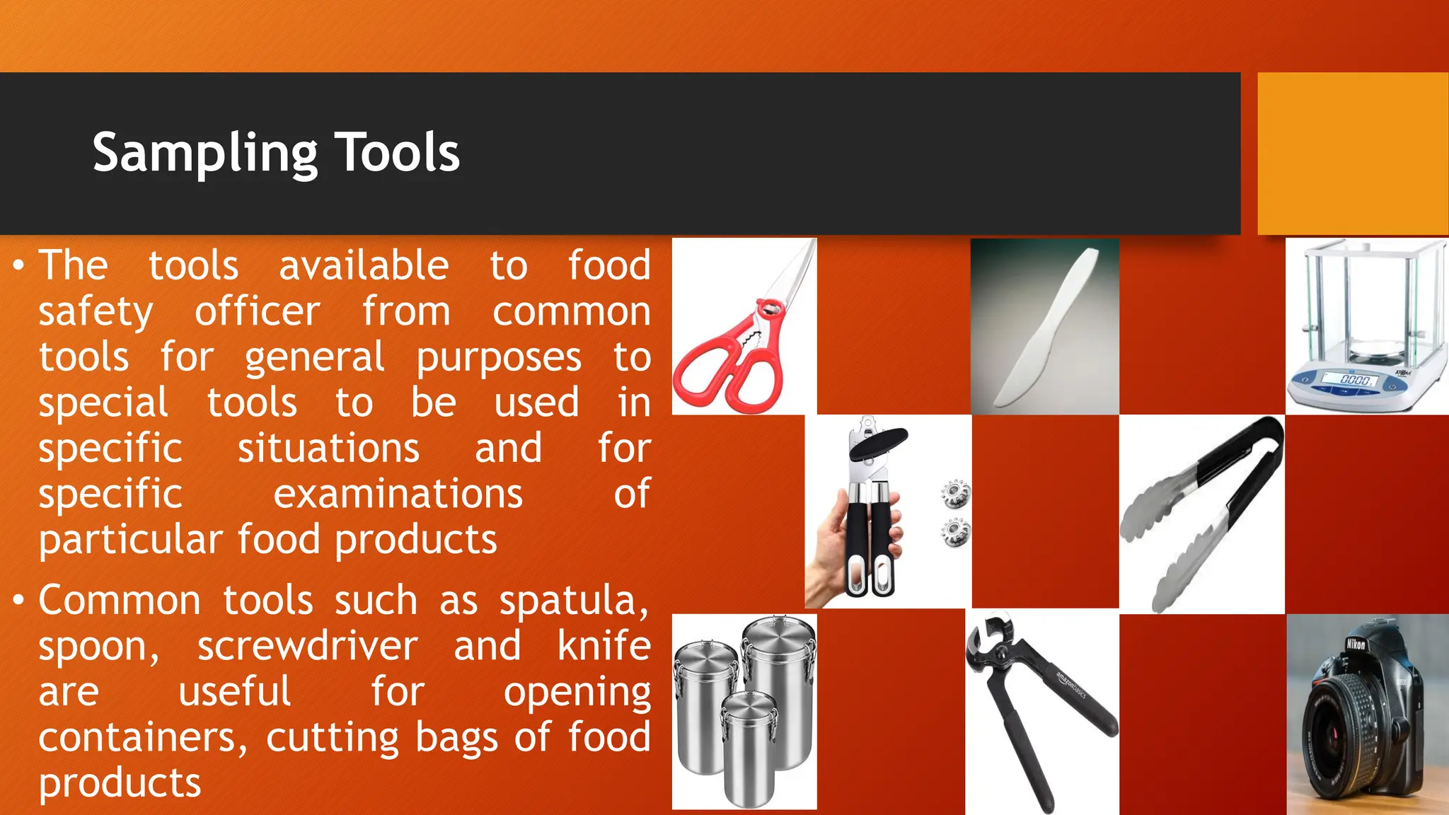 Food sampling equipment &Definition of Food Sampling .pdf