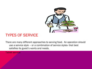 Foods and beverages operations | PDF