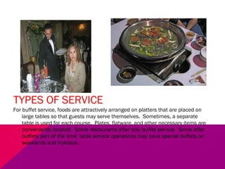 Foods and beverages operations | PDF