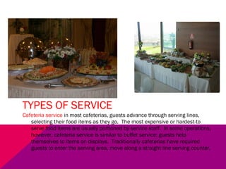 Foods and beverages operations | PDF