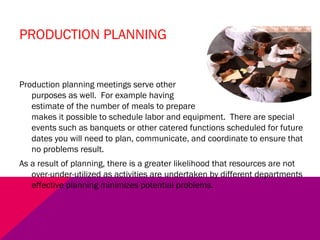 Foods and beverages operations | PDF