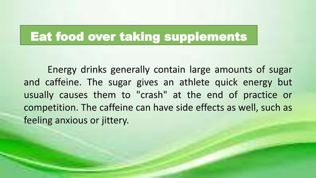 Foods and fuel for performance W3.pptx | Healthy Cooking and Eating ...