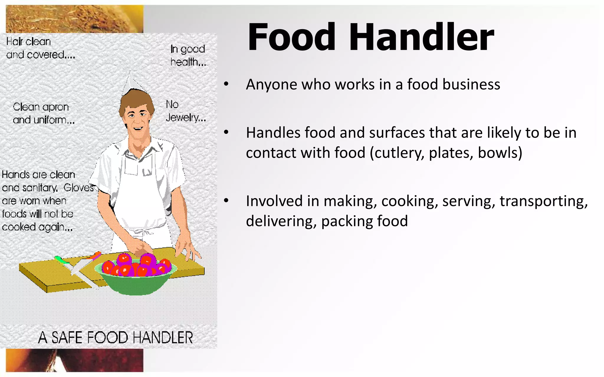 Food sanitation training | PDF
