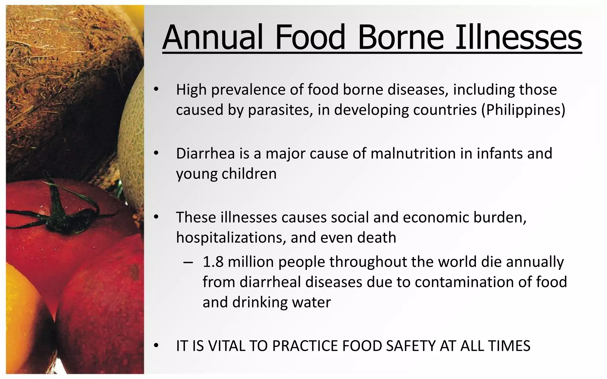 Food sanitation training | PDF