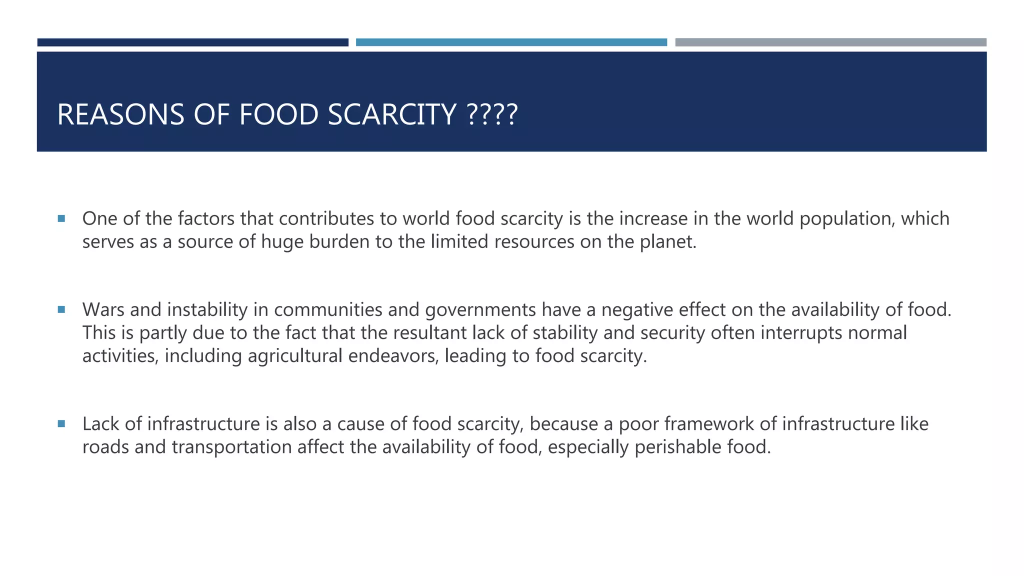 Food scarcity in india | PPTX