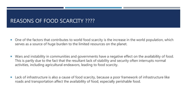 Food scarcity in india | PPTX