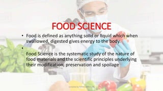 Food science | PPT