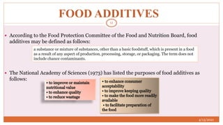 food toxicity, contaminants, faddism and standards | PPTX
