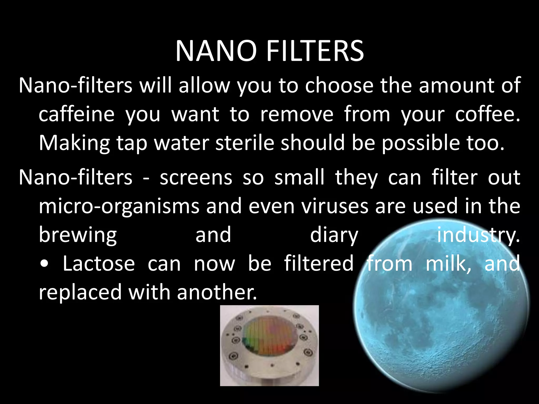Applications of Nanotechnology in food science | PPTX