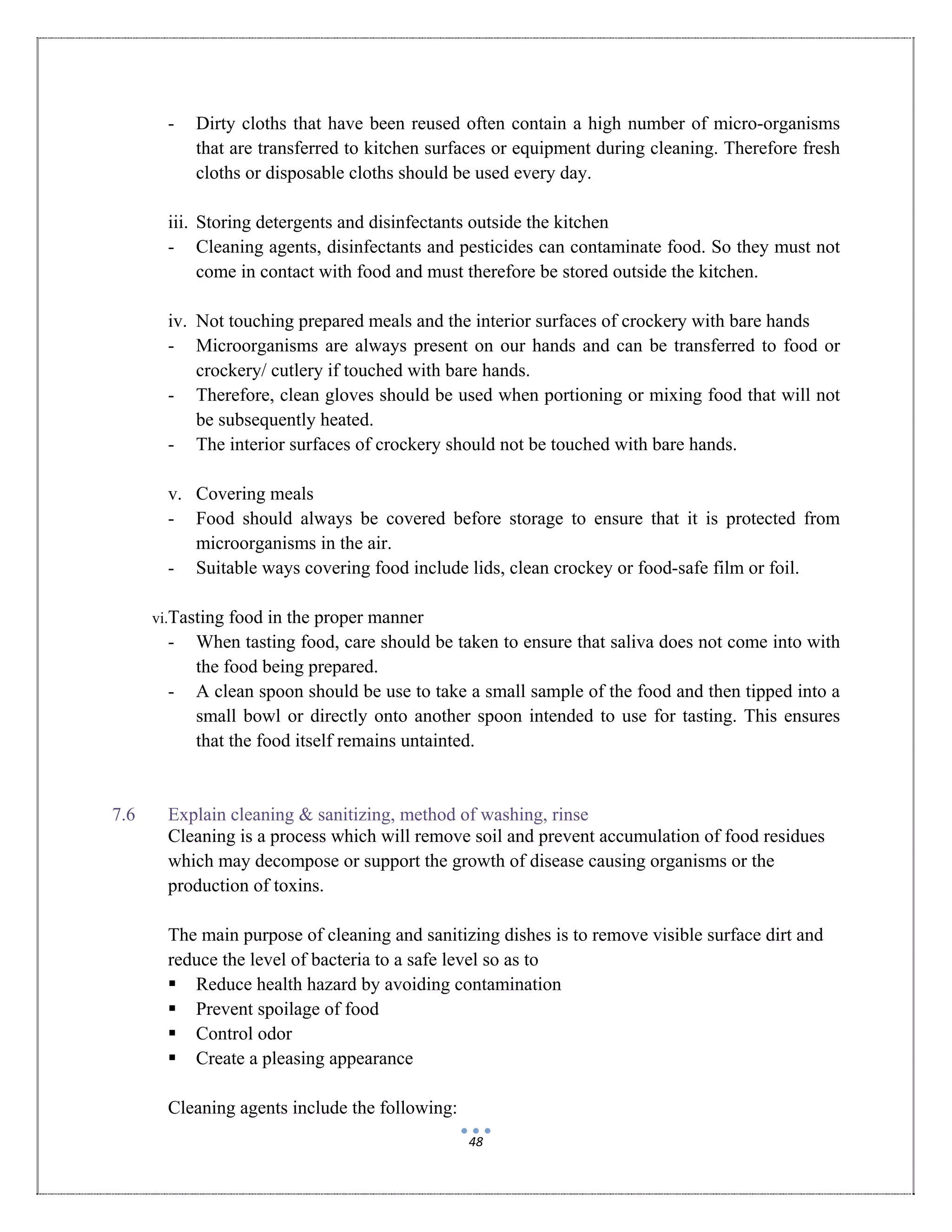 Food science and hygiene | PDF