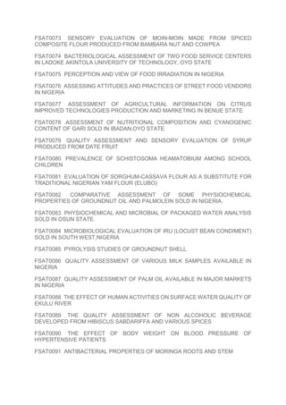 FOOD SCIENCE AND TECHNOLOGY PROJECT TOPICS AND MATERIALS.docx