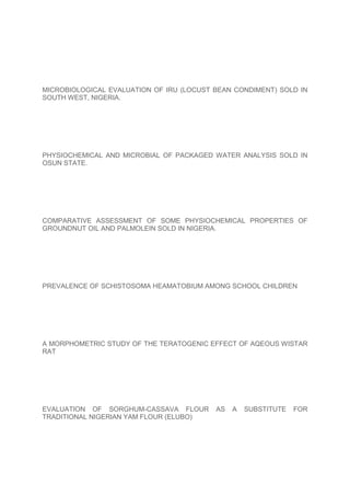 FOOD SCIENCE AND TECHNOLOGY PROJECT TOPICS AND MATERIALS.docx