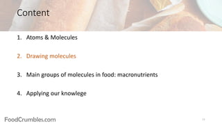 Food science basics 2 - Food Chemistry Basics | PDF | Chemistry | Science