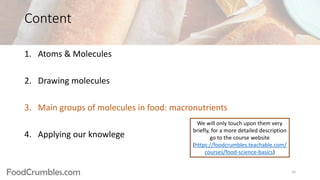 Food science basics 2 - Food Chemistry Basics | PDF | Chemistry | Science