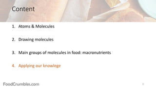 Food science basics 2 - Food Chemistry Basics | PDF | Chemistry | Science