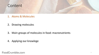 Food science basics 2 - Food Chemistry Basics | PDF | Chemistry | Science