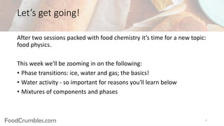 Food science basics 4 - Food Physics | PDF