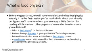 Food science basics 4 - Food Physics | PDF