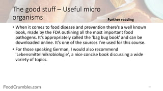 Food science basics 5 - Food Microbiology | PDF