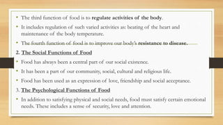 FOOD SCIENCE & NUTRITION LECTURE 1.ppt | Digestive Disorders | Diseases ...
