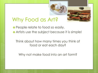 Food Sculptures | PPT