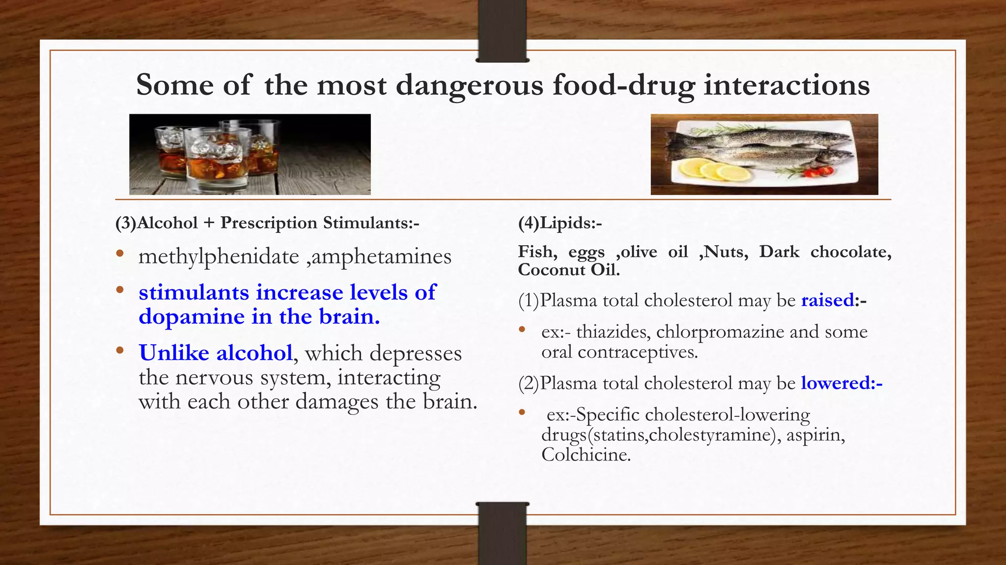 Foods drugs interaction | PPTX