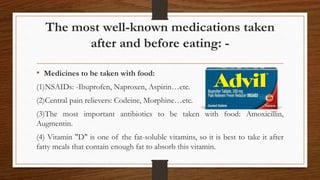 Foods drugs interaction | PPTX | Digestive Disorders | Diseases and ...