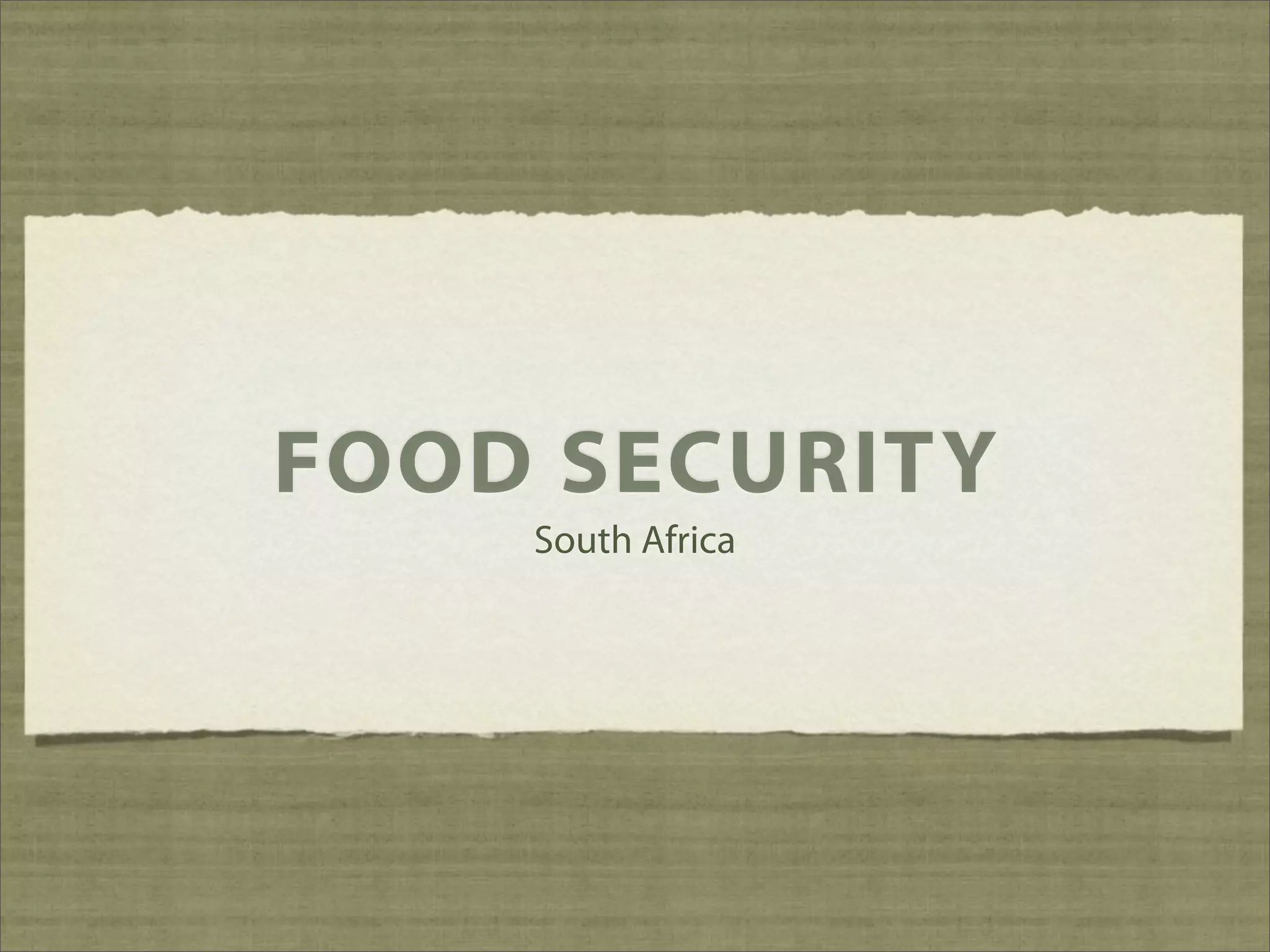 Food security | PPT