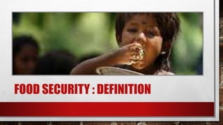 Food security | PPTX