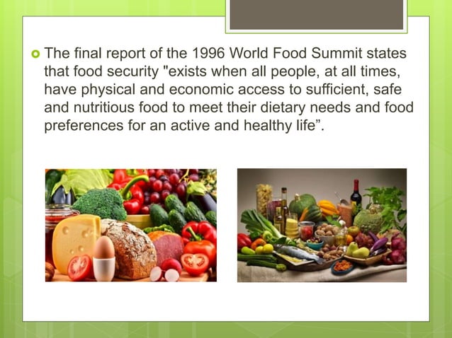 Food security | PPTX