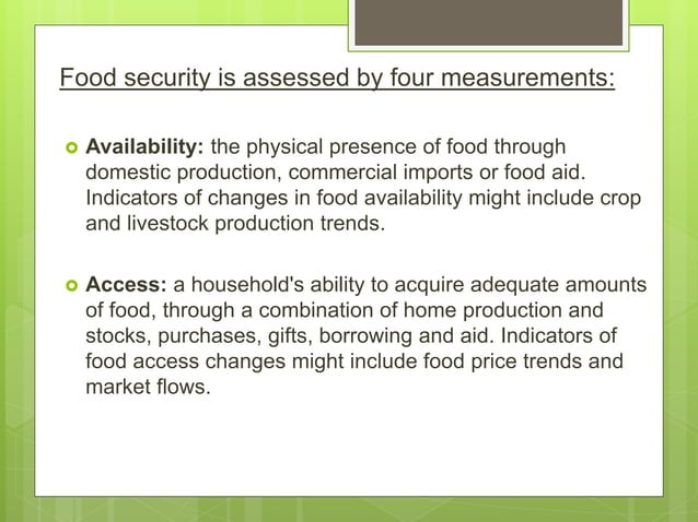 Food security | PPTX