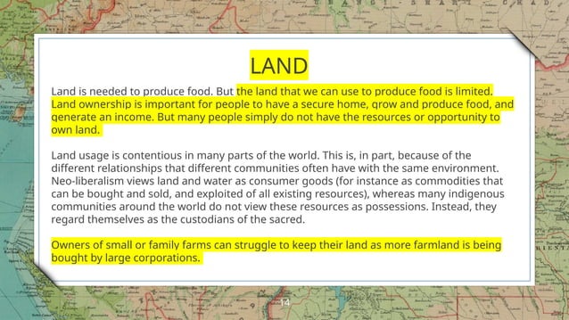 Food Security Powerpoint geography year 9 | PPTX