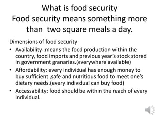 Food security 2019 | PDF