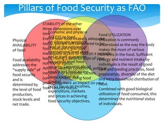 Food security: Yesterday Today and Tomorrow | PPT