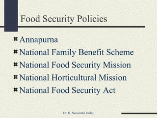 Food security act an analysis | PPT