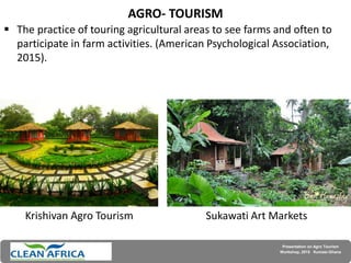Agro Tourism as Food Security Strategy | PPTX