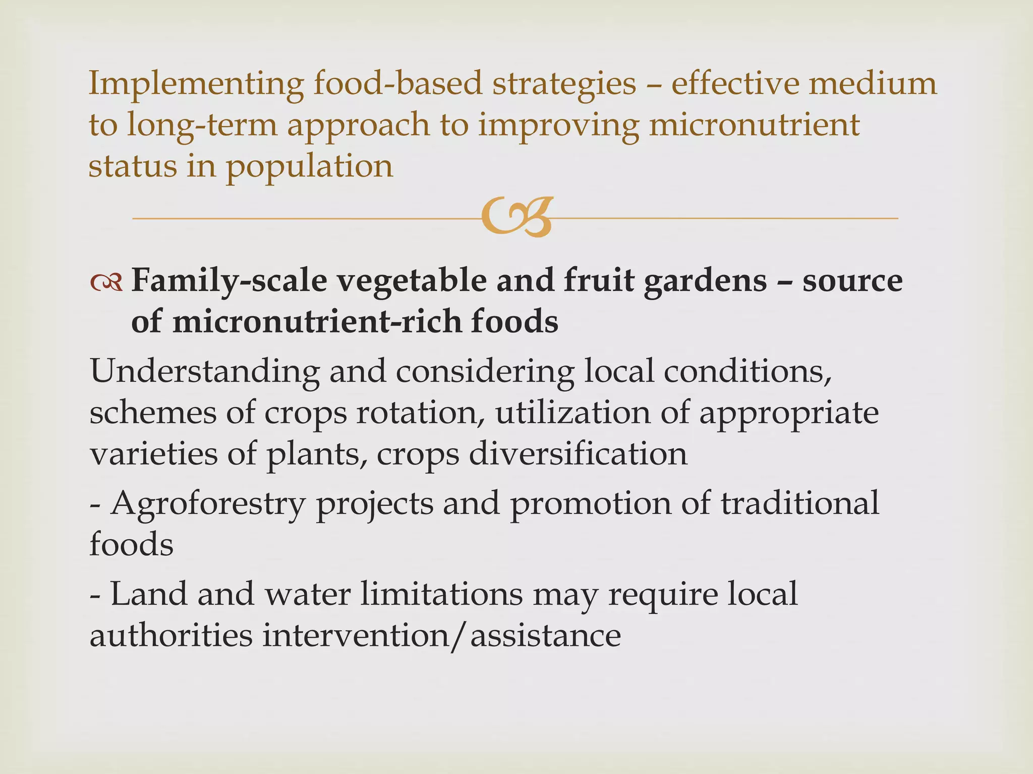 Food security and food safety | PPTX