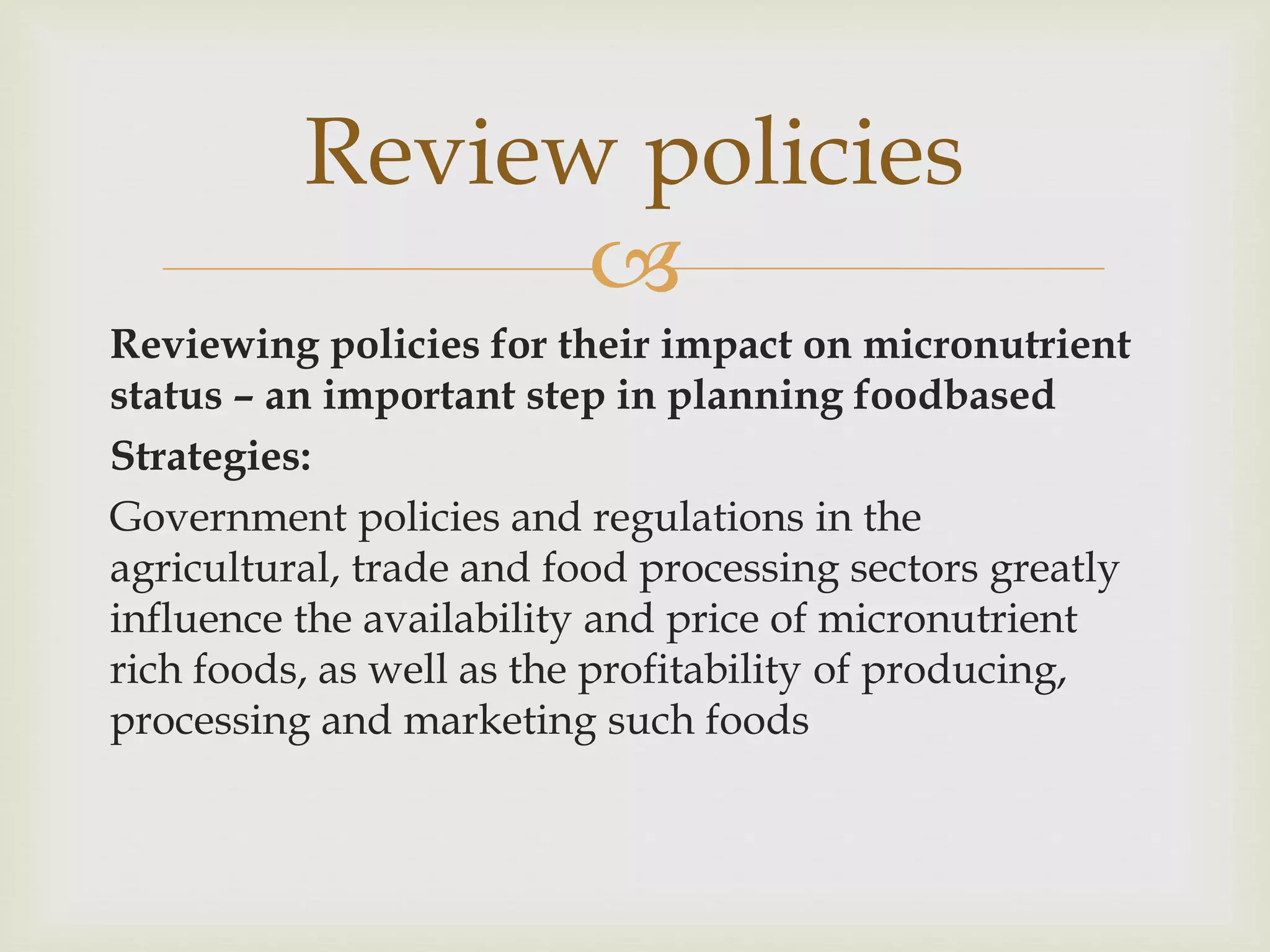 Food security and food safety | PPTX