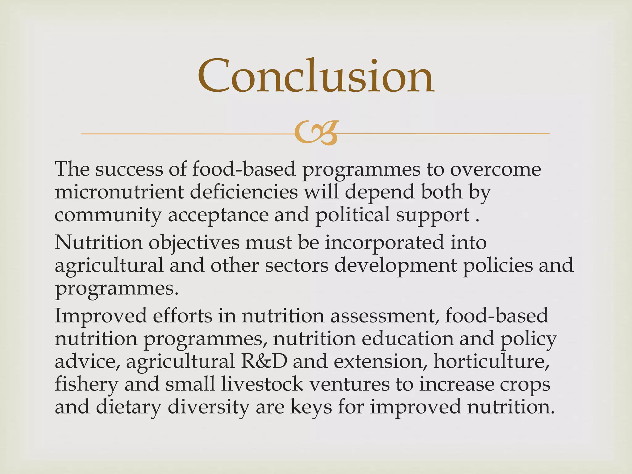 Food security and food safety | PPTX