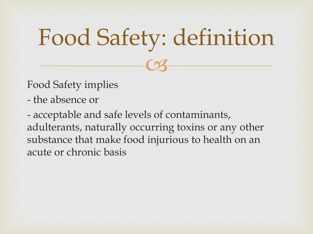 Food security and food safety | PPTX | Agriculture | Industries