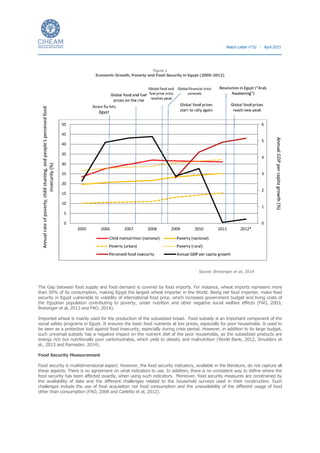 Food security and its measurement in egypt | PDF