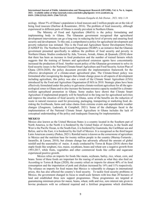 Food security and nigeria’s agricultural promotion policy empirical and ...