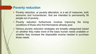 Food security and poverty reduction | PPTX