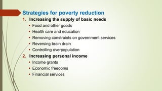 Food security and poverty reduction | PPTX