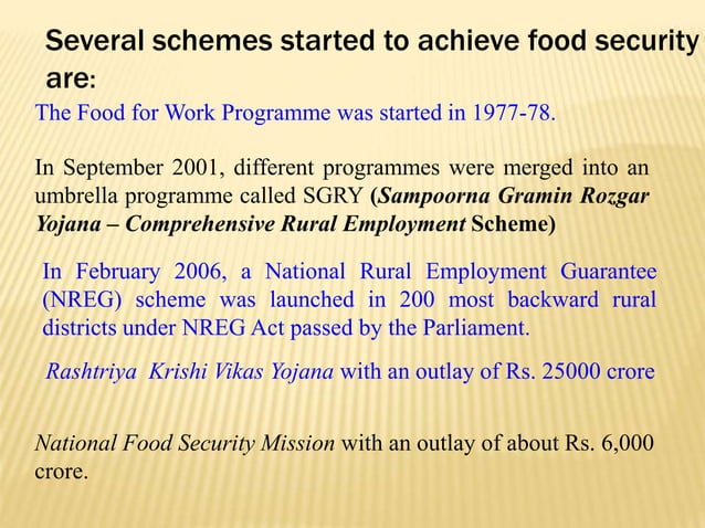 Food security and public distribution system | PPTX | Agriculture ...