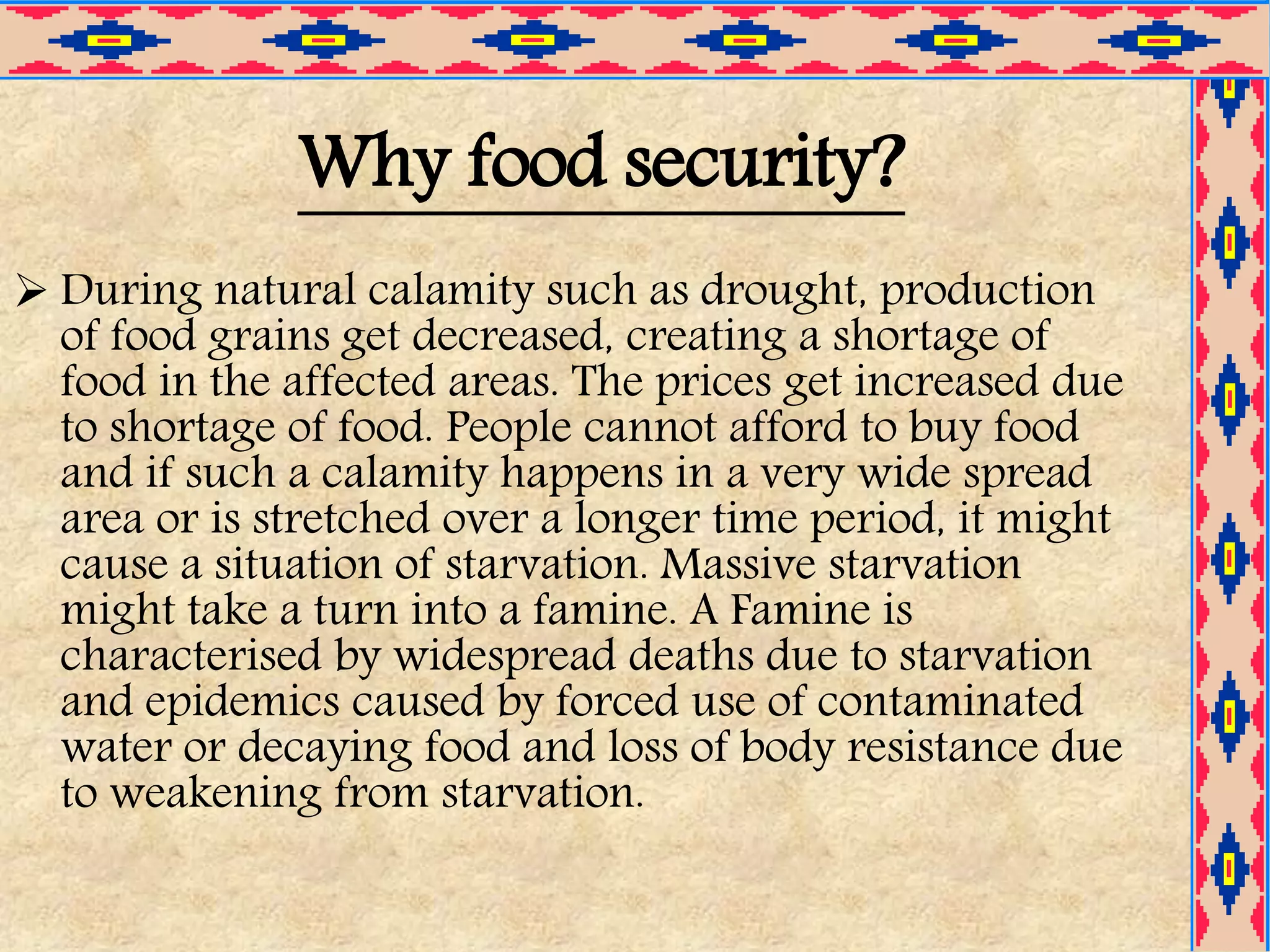 Food Security in India class 9 CBSE | PPTX